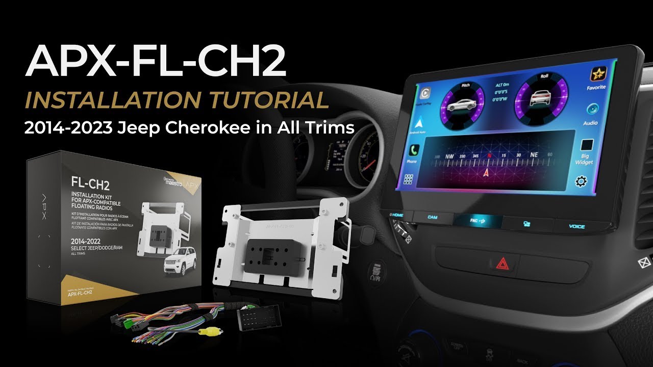 iDatalink Maestro APX-FL-CH2 - Installation tutorial for 2014-2023 Jeep ...