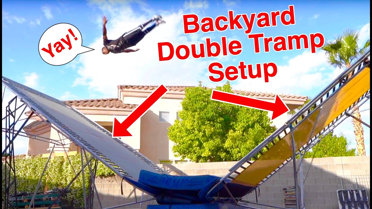 Double trampoline setup and 3 more! - YouTube