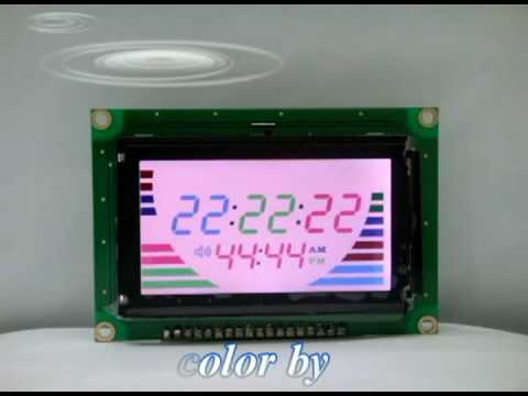 Winstar Display - FSC LCD Demo Video - YouTube