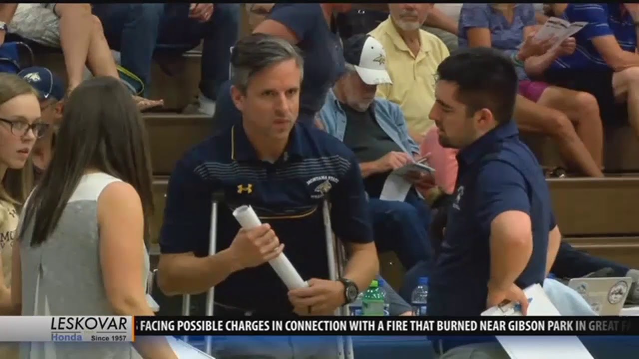 MSU volleyball on track behind Daniel Jones - YouTube