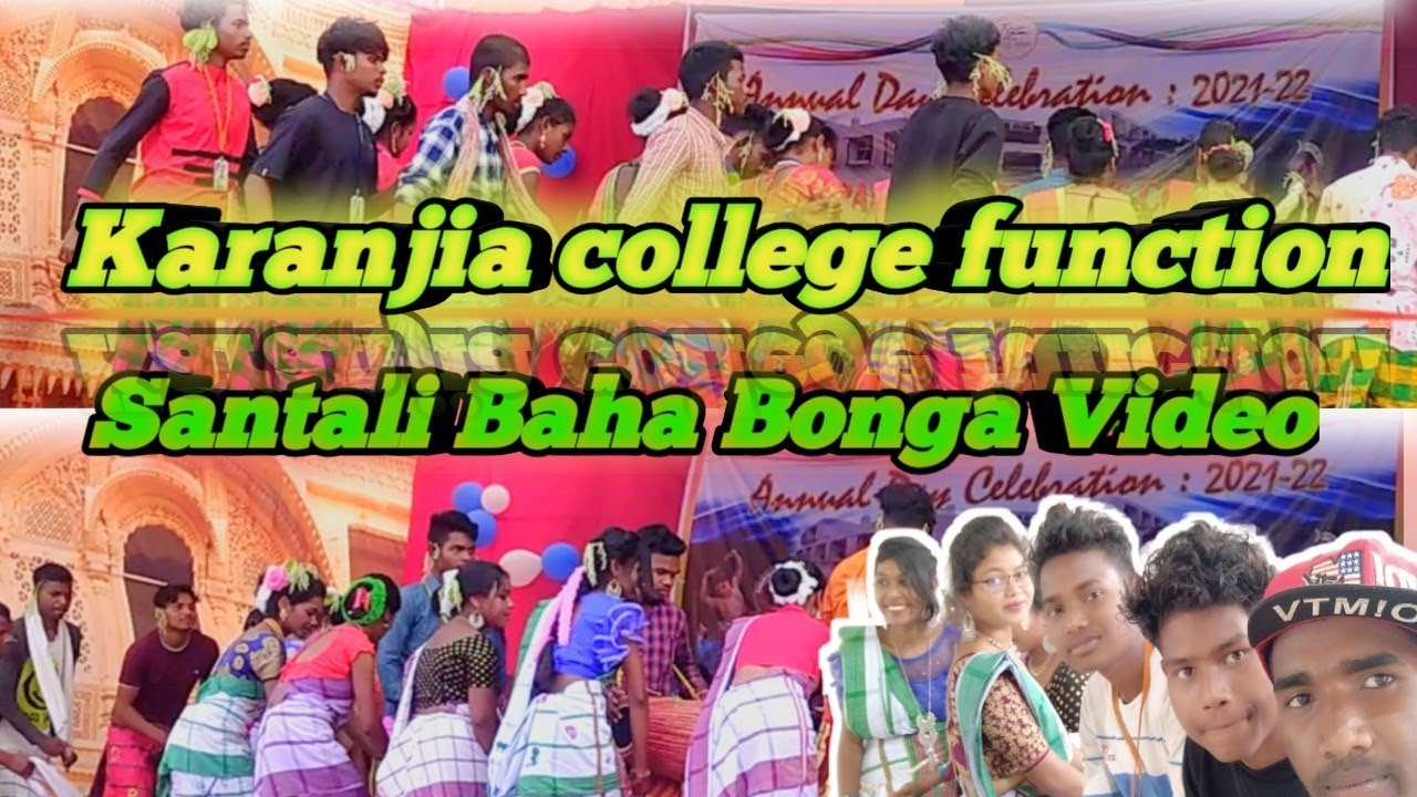 New Santali Baha Bonga video 2022//Karanjia college function - YouTube