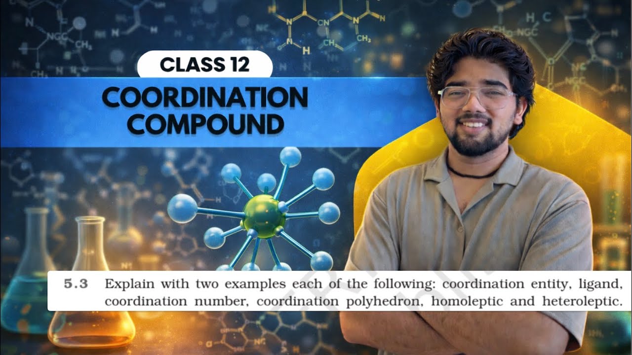 Q 5.3 Coordination Entity, Ligand & Coordination Number Explained ...