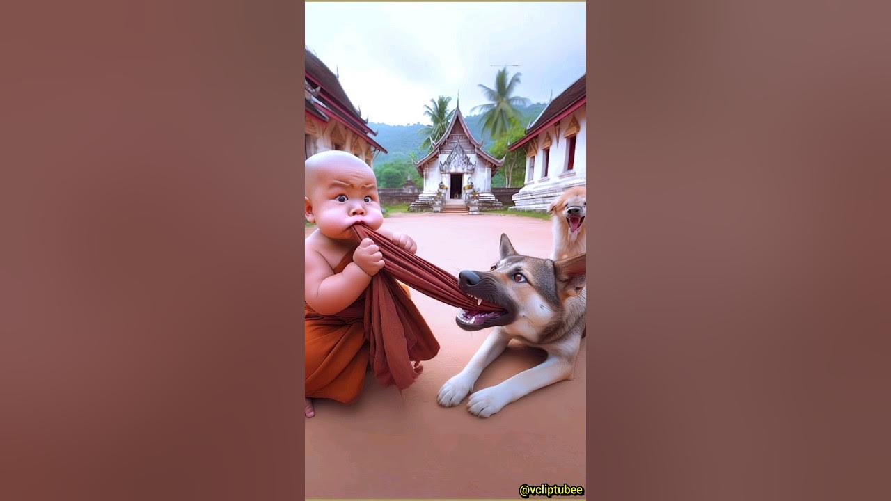 little monk so cute 🌿🌵🥰so cute 🥰💕 monk video💖||cute baby monk #monk# ...
