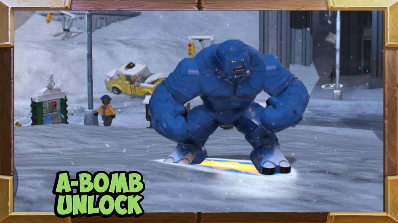LEGO Marvel Super Heroes 2 A-Bomb Character Unlock - YouTube