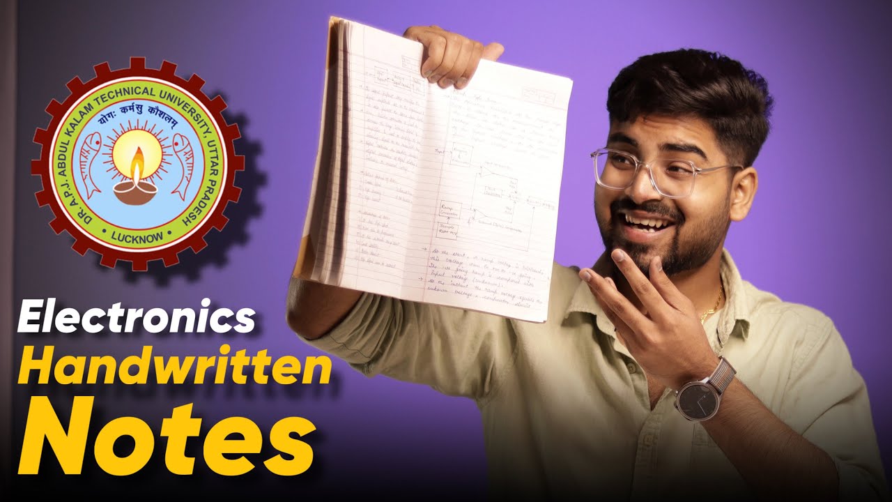 Fundamentals of Electronics Engineering AKTU Handwritten PDF Notes ...