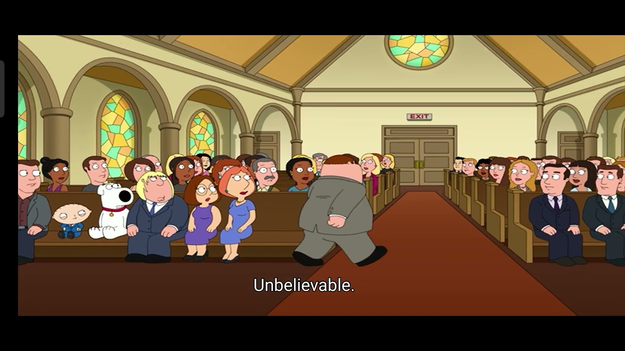 Family Guy | Peter leaves church - YouTube