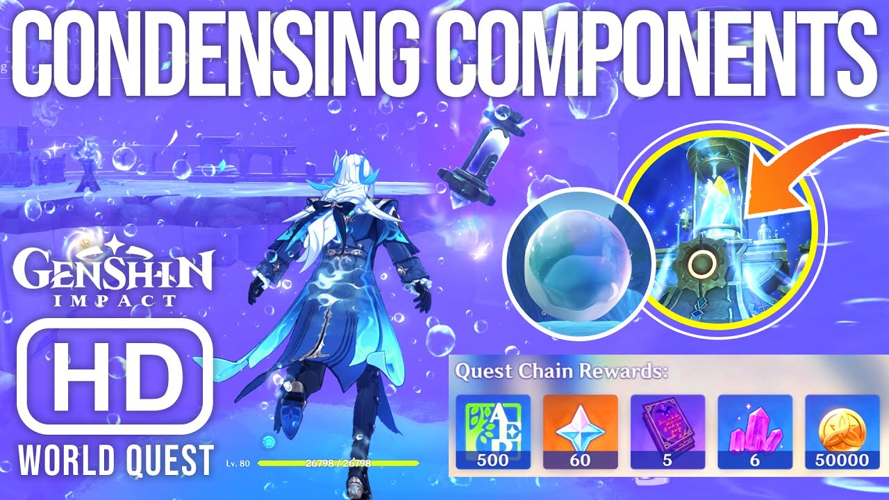 Recover the condensing components (0/4) World Quest Guide - Genshin ...