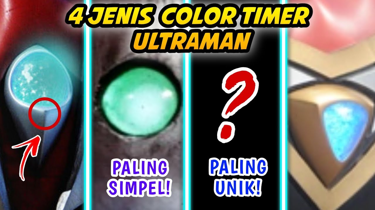 4 JENIS COLOR TIMER ULTRAMAN - Nomor 3 Paling Unik! - YouTube