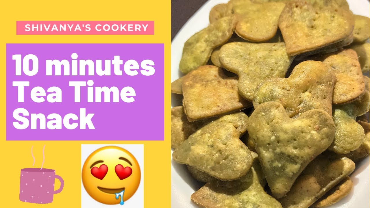 10 Minutes Quick Crispy Tea Snack - YouTube