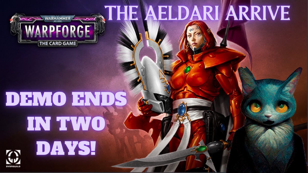 The Aeldari Join The Game! Warpforge, Warhammer 40K Card Game - YouTube