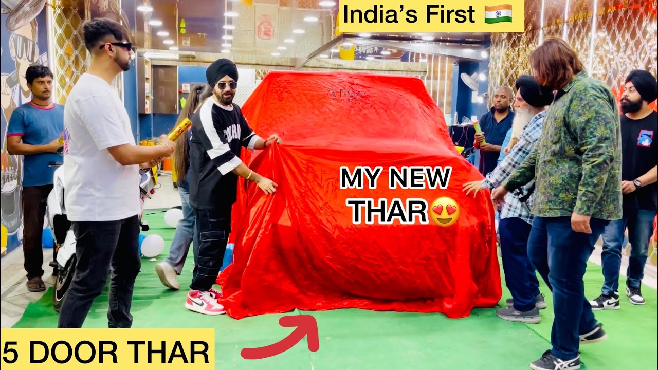 Finally My New 5Door THAR Delivery😍2023 - YouTube
