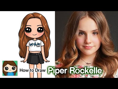 How to Draw Piper Rockelle 🤩Famous YouTuber