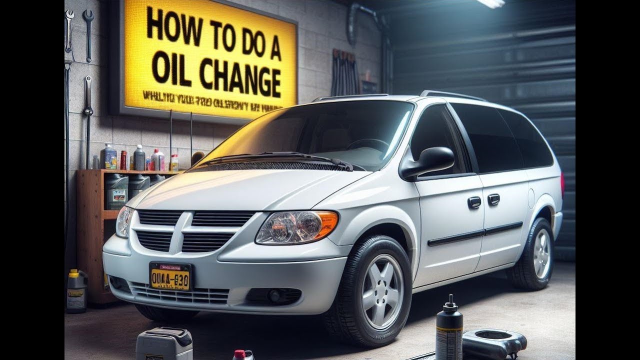 How to CHANGE YOUR OIL, Dodge Grand Caravan 3.8, 3.3 - YouTube