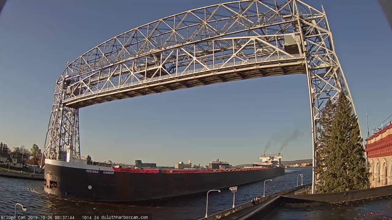 Indiana Harbor departed Duluth 10/26/2019 - YouTube