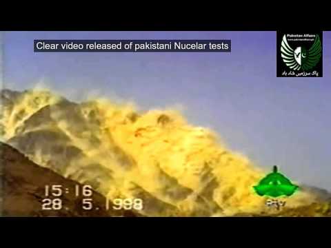 Pakistan's Nuclear test 1998,rare Video