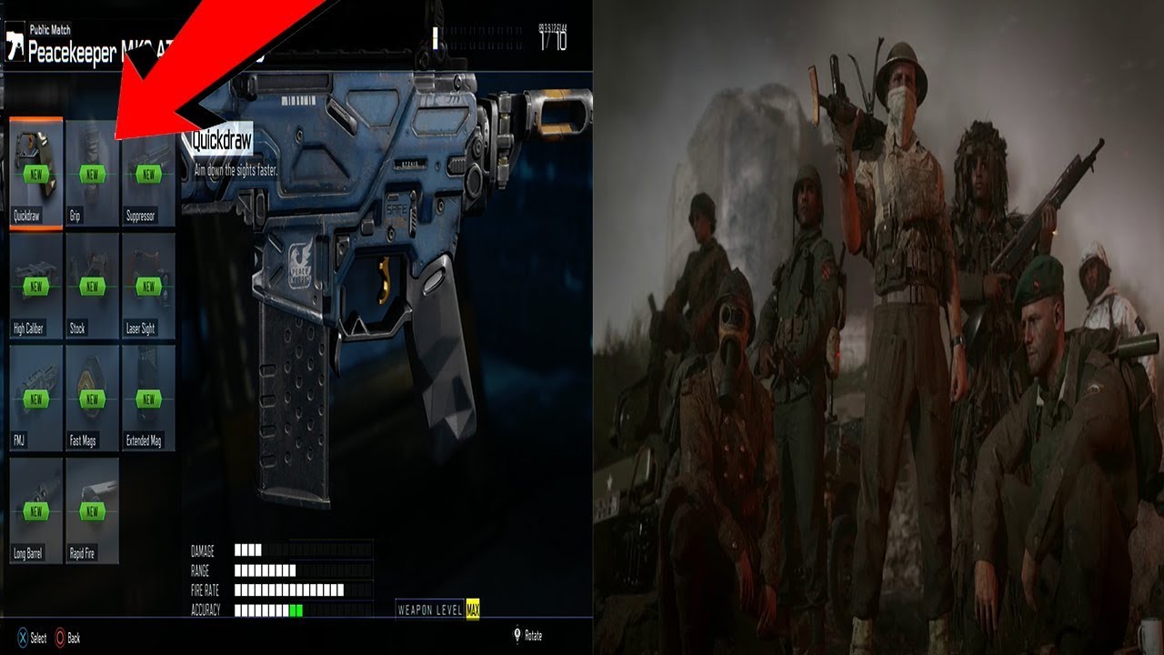 WTF, All Attachments Were Unlocked On My Peacekeeper + New COD WW2 ...