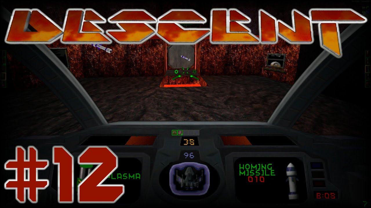 Descent 1 (D2X-XL) level 12 (Difficulty: Ace) - YouTube