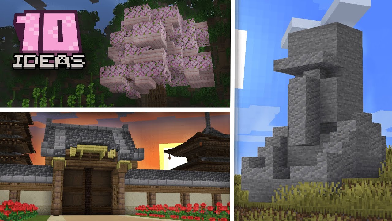 10+ Japanese Builds Ideas In Minecraft - YouTube