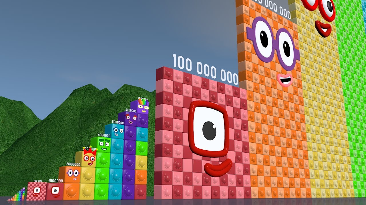 Looking for Numberblocks Puzzle Step Squad ONE to 8,000,000 to ...