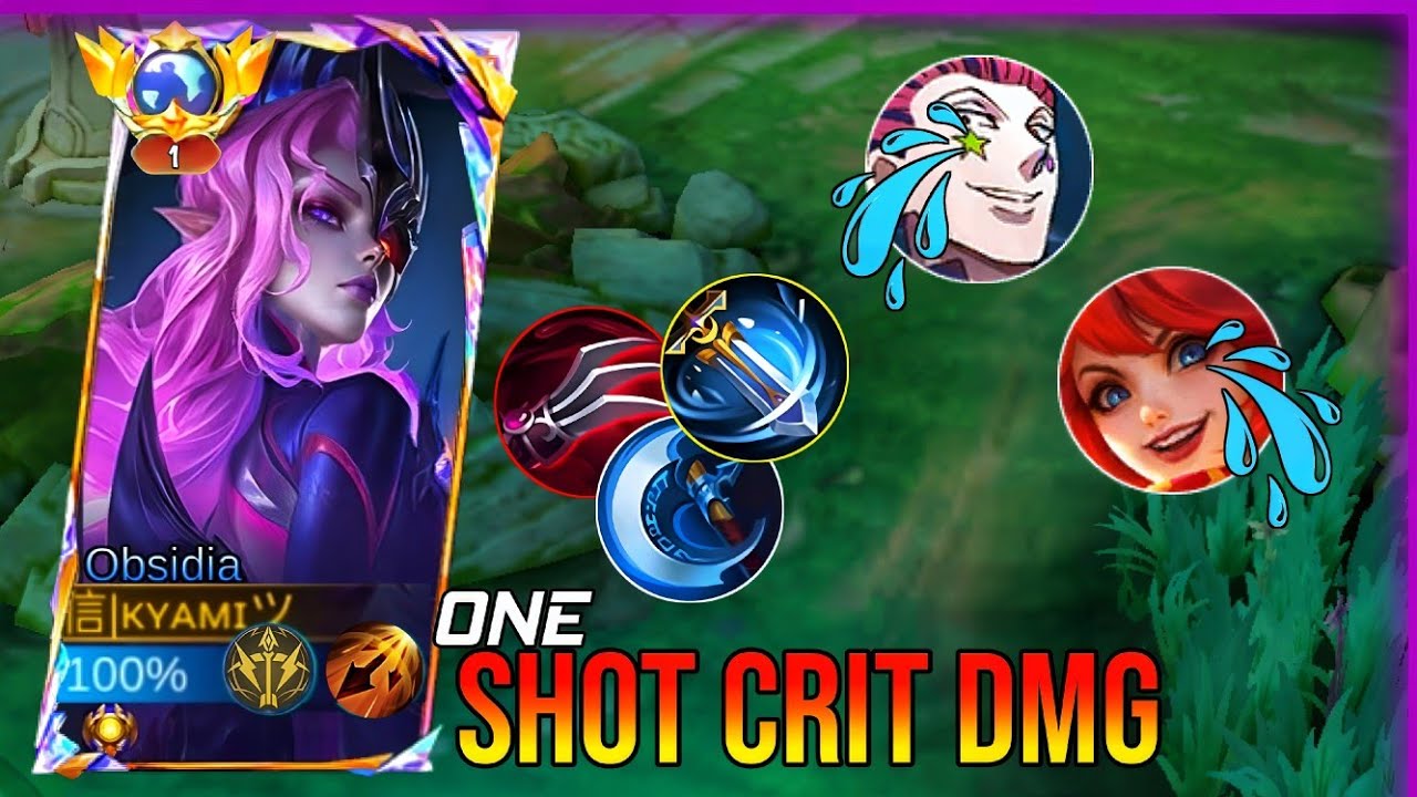 NEW OBSDIA BEST BUILD 2025!! - 100% CRIT DAMAGE ONE SHOT - NEW HERO OBSIDIA MLBB - YouTube