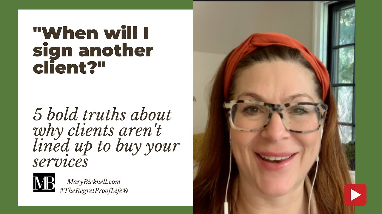 How to sign more clients. "When will I sign another client?" - YouTube