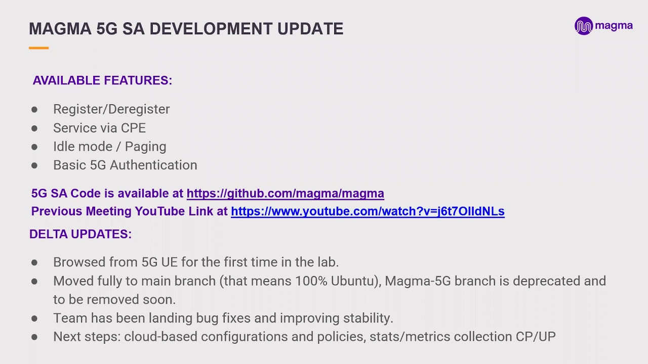 Magma 5G - Everything you need to know (September 10, 2021) - YouTube