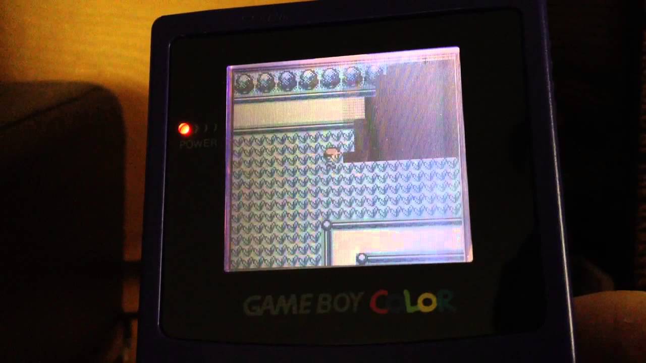 Custom Game Boy Color with Front Light Mod - YouTube