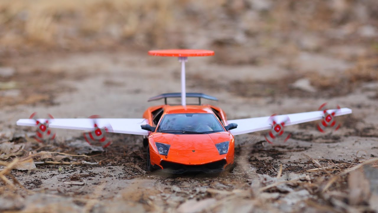 How To Make a Airplane car | Lamborghini Aeroplane car | make plane ...