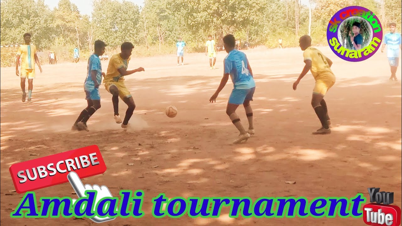 ambadali football tournament quater final match salgadia v/s hijulgadia ...