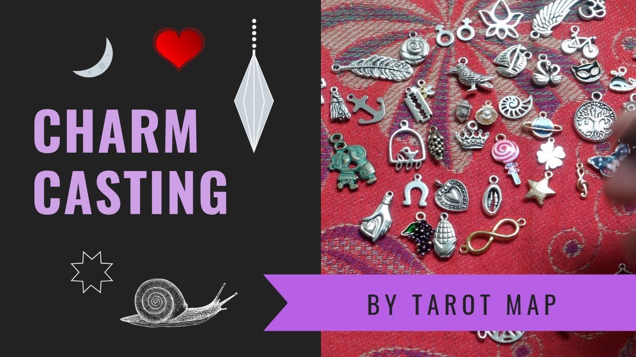 Charm Casting- my set and how to #tarotmap - YouTube