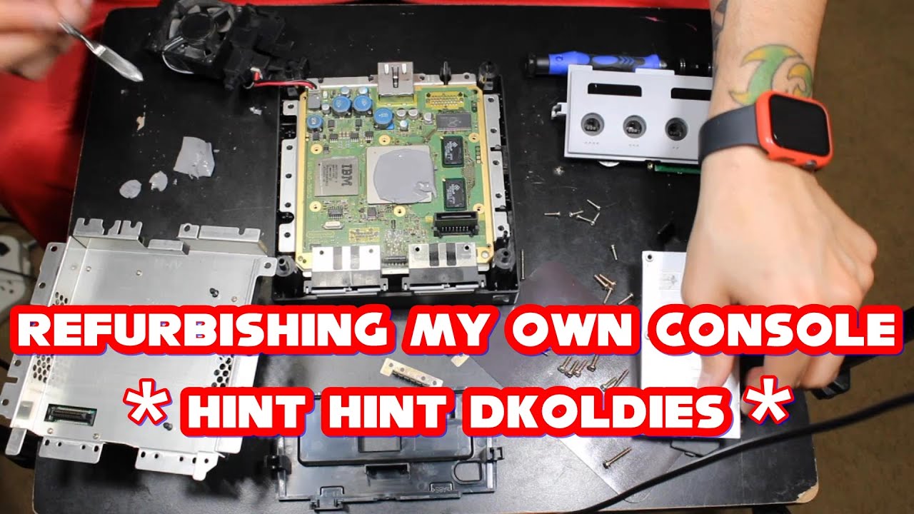 Refurbishing My Own GameCube | GameCube Teardown | The 90s Metal Gamer ...