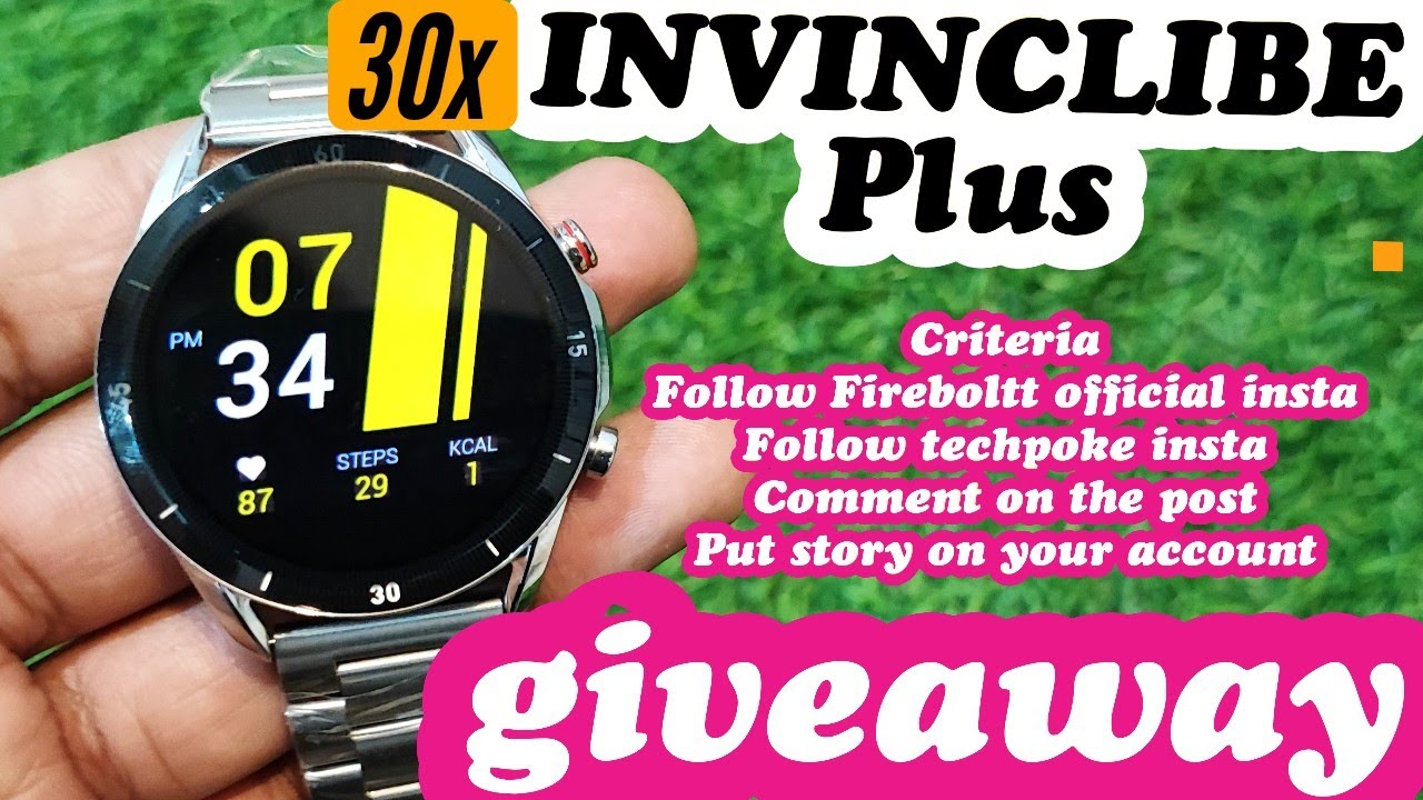 Fireboltt invincible plus 🔥🔥 Official giveaway alert #fireboltt # ...
