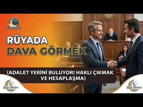 ⚖️ Rüyada Dava Görmek (Adalet Yerini Buluyor! Haklı Çıkmak ve Hesaplaşma)