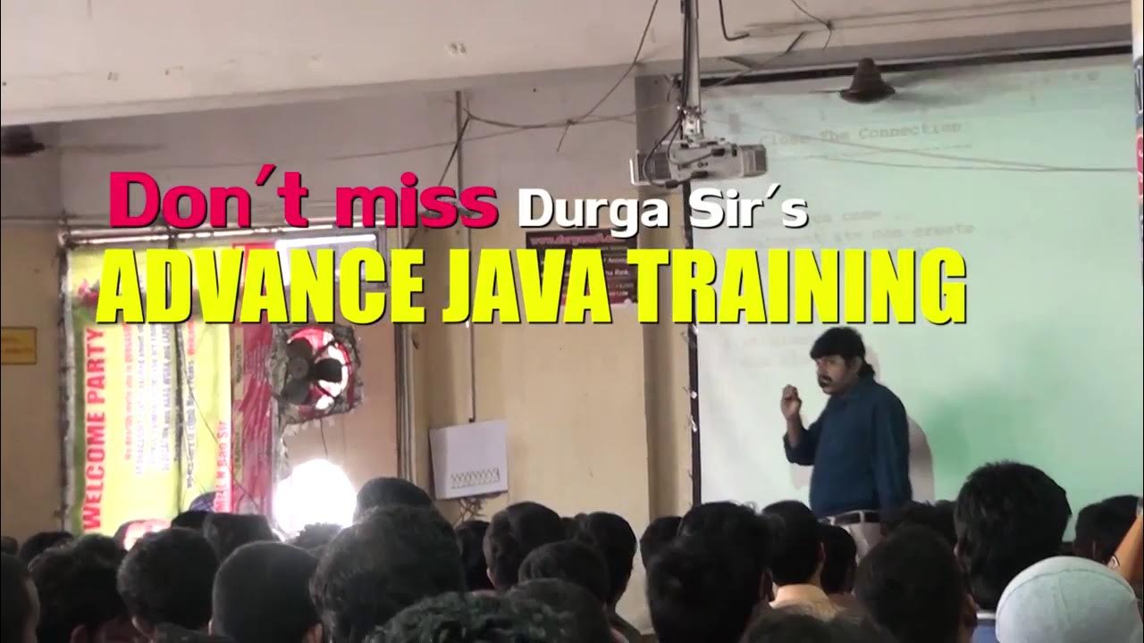 TO GET FULL CONFIDENCE, LEARN ADV.JAVA From DURGA Sir Only - YouTube