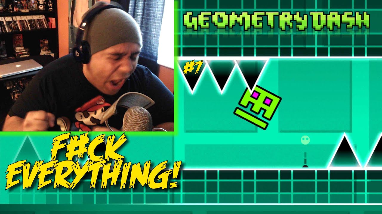 FUNNIEST RAGE EVER!! [GEOMETRY DASH] [#07] - YouTube