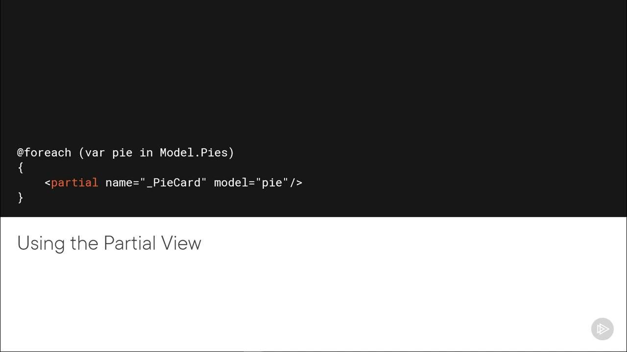 47 Using Partial Views - YouTube