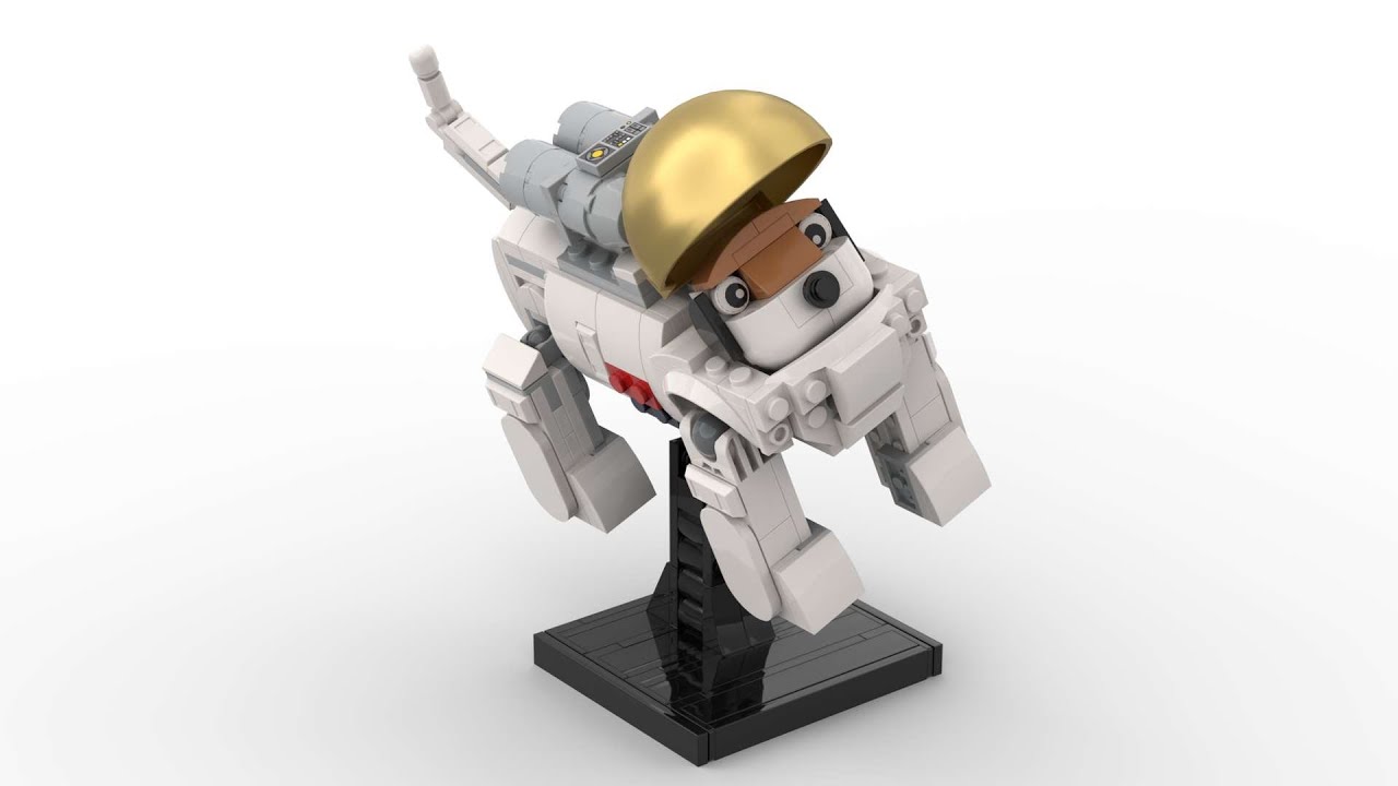 Lego 31152 Space Astronaut Speed Build Studio Bricklink LDD by PLegoBB ...