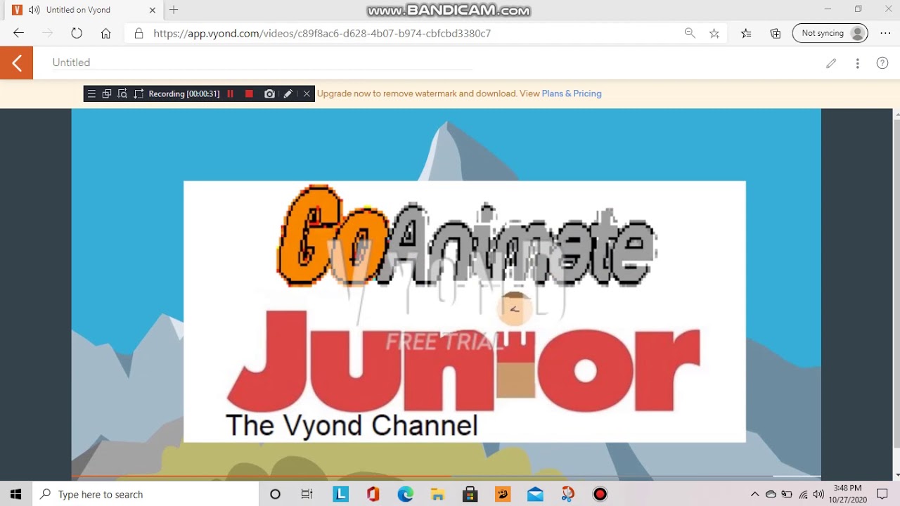 goanimate junior ovpnk sign off vyond pipi channel sign on random loud ...