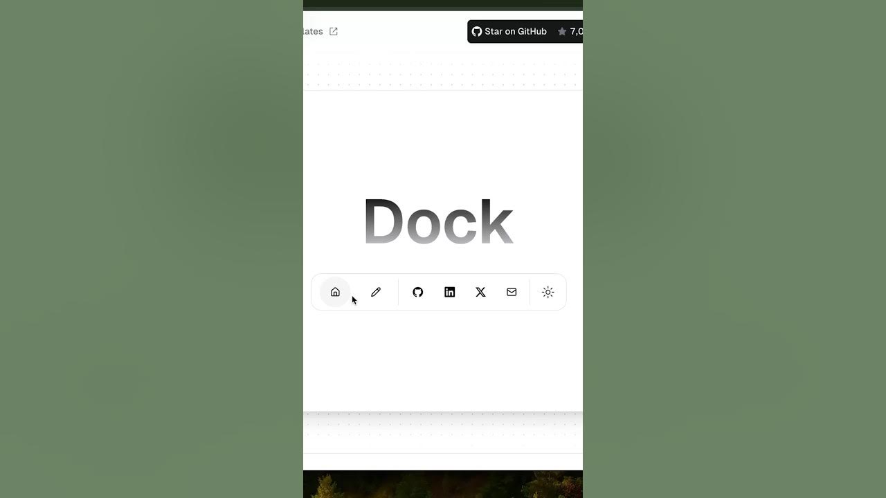 Eye-catching Dock UI in Nextjs #coding #nextjs #react #programming #reactjs #uiux #javascript ...