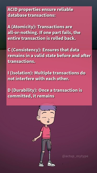 What is ACID in SQL? oraclesql #16. #databaseconcepts #animation # ...