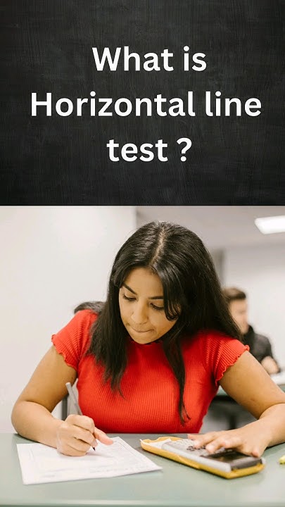 horizontal line test |functions #education - YouTube