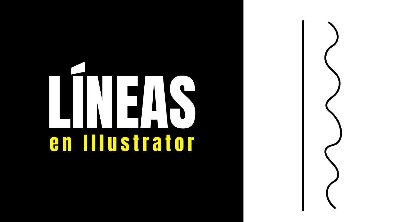 Illustrator: 4 Técnicas para Dibujar Líneas Rectas y Curvas - YouTube