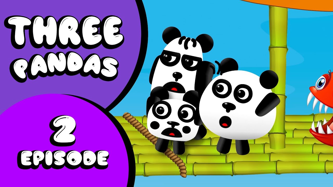 3 Pandas River Quest! | Episode 2 | Cartoons for kids - YouTube