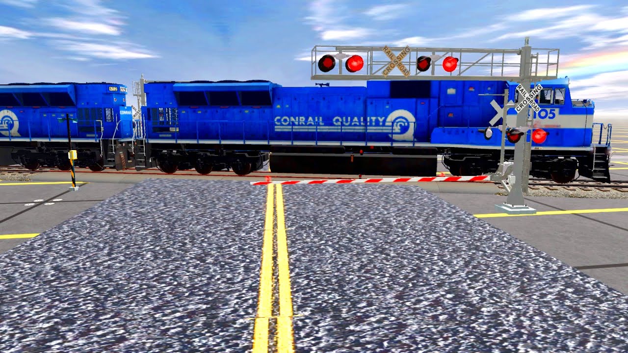 Trainz Railfanning Sneak Peek: Shaffers St Railroad Crossing ...