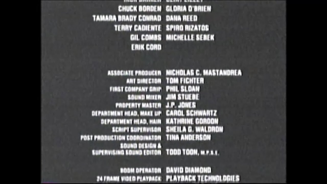 Scream 3 (2000) End Credits (TNT 2006) - YouTube