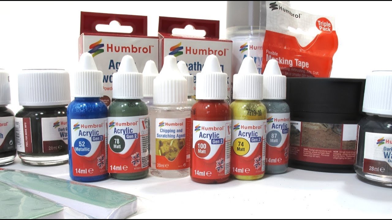 Quickview: Humbrol 'Gen 2' paints and weathering powders - YouTube