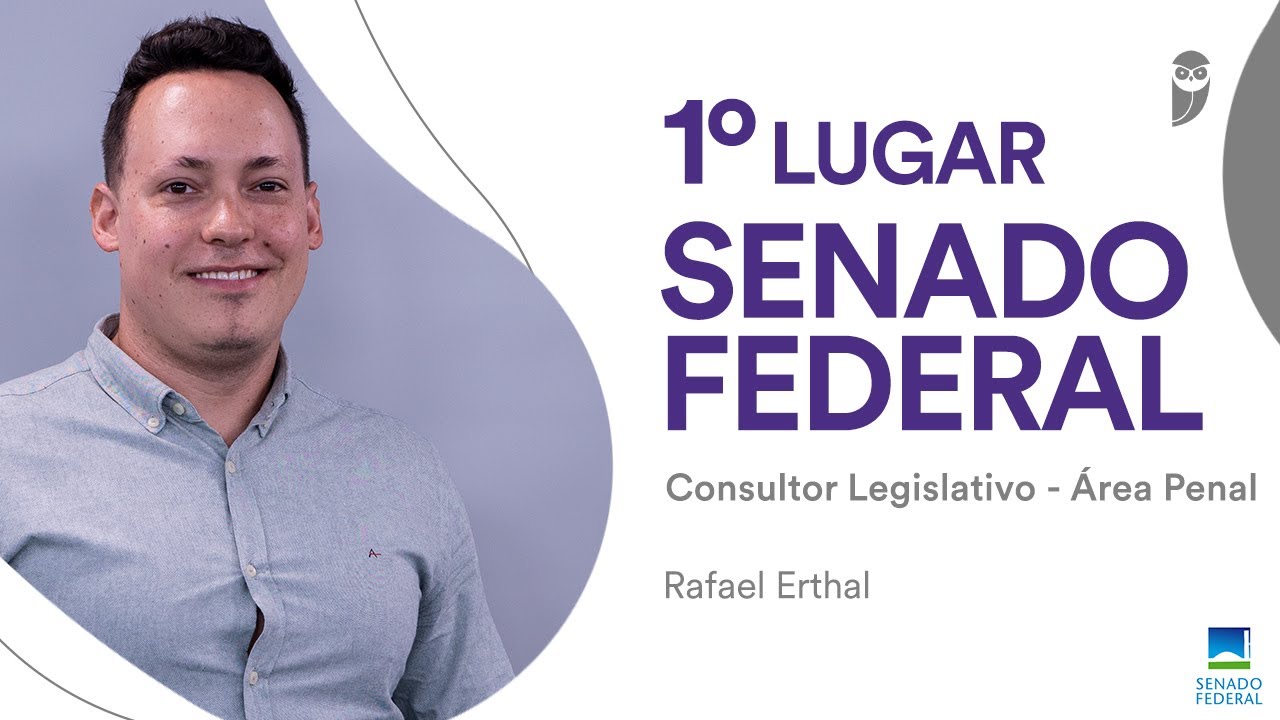 CONCURSO SENADO FEDERAL: Conheça Rafael Erthal, 1º lugar para Consultor ...