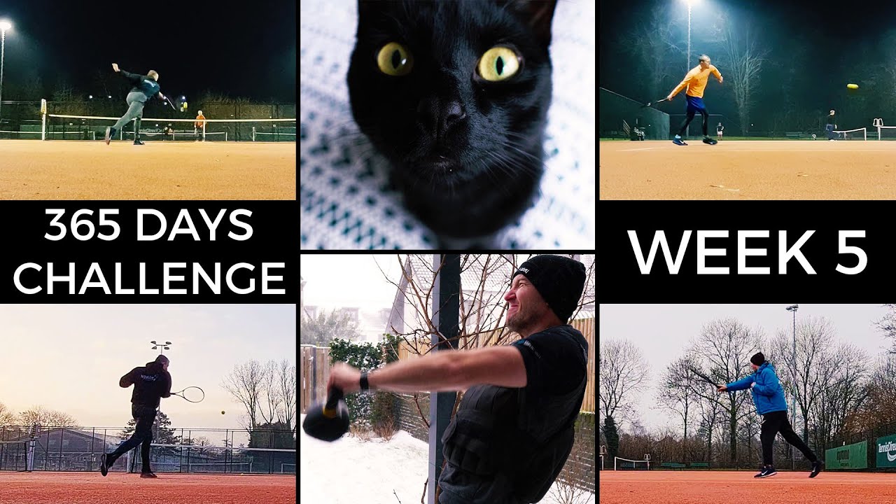 WEEK OF TENNIS | Week 05 | 365 Days Workout Challenge - YouTube