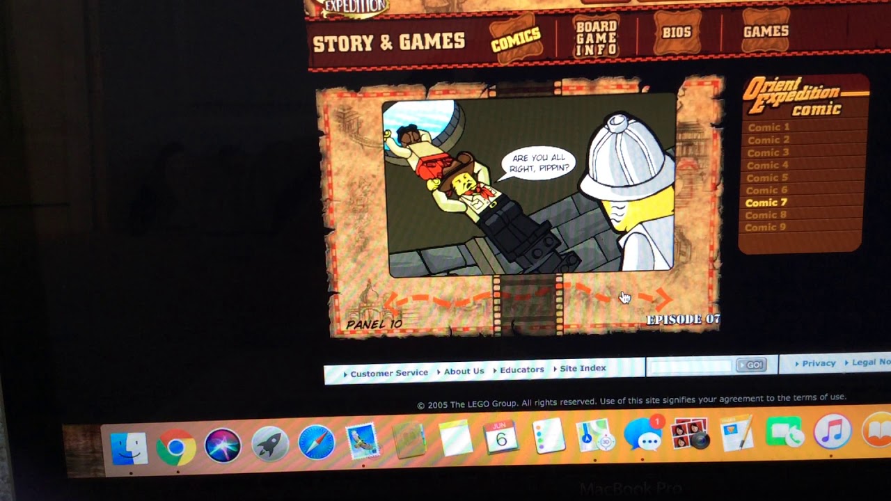 LEGO adventurers orient expedition comic 7 - YouTube