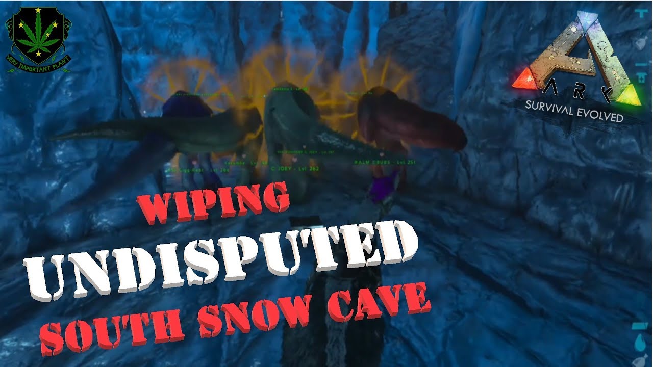 Wiping Undisputed's south snow cave - Ark official PvP - YouTube
